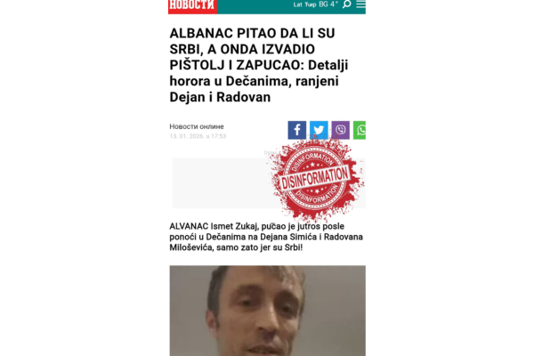 How the shooting in Deçan was turned into a propaganda narrative of an ...